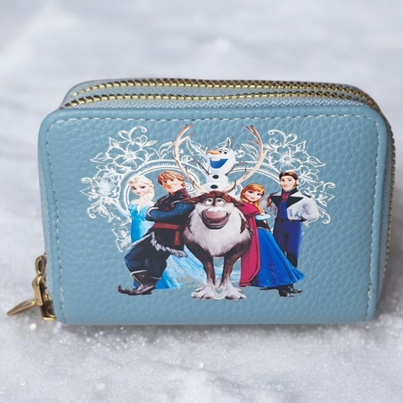Bags | Frozen Themed Blue Wallet | Poshmark